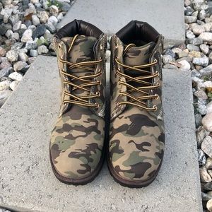 Shoes | Camo Work Boots | Poshmark